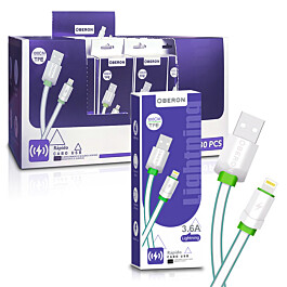 Cabo IOS Lightning x Usb 4.8A 1 Metro - 30 UNIDADES