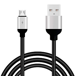 Cabo V8 Micro Usb 1,2 Metros Emborrachado Sem Embalagem