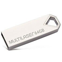 Pen drive Multilaser Diamond 64GB USB 2.0 Metálico - PD852