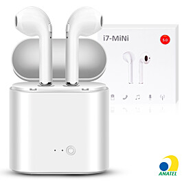 Fone De Ouvido Bluetooth I7 MINI TWS Branco LEHMOX