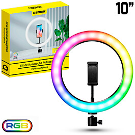 Ring Light Profissional 10 Polegadas Com Suporte p/ Celular